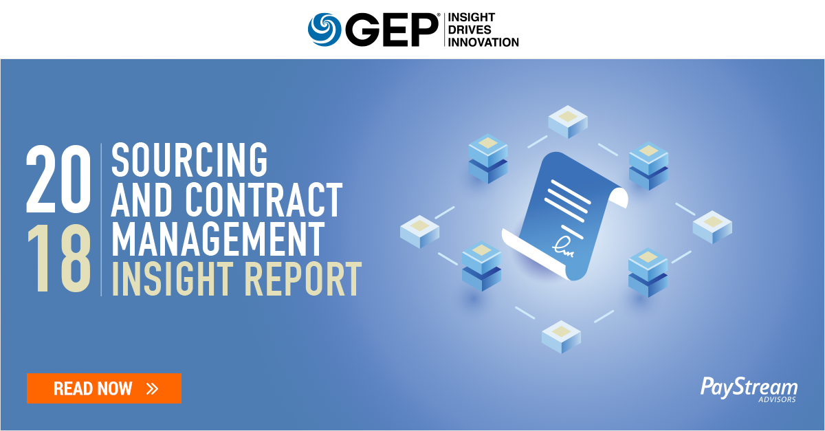 2018 Sourcing and Contract Management Insight Report | GEP