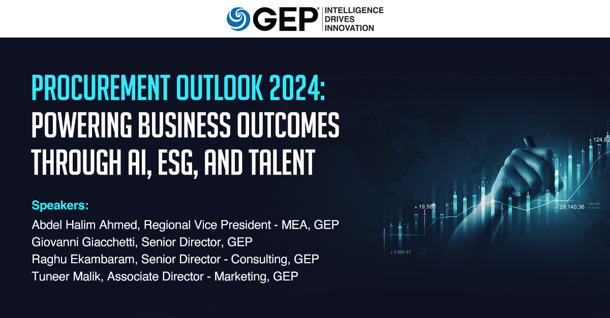 Procurement Outlook 2024: Powering Business Outcomes Through AI, ESG ...