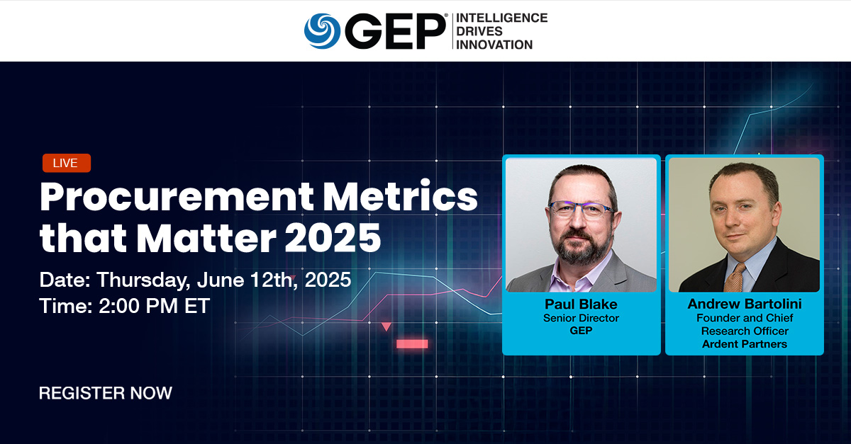 Procurement Metrics that Matter 2025 | GEP
