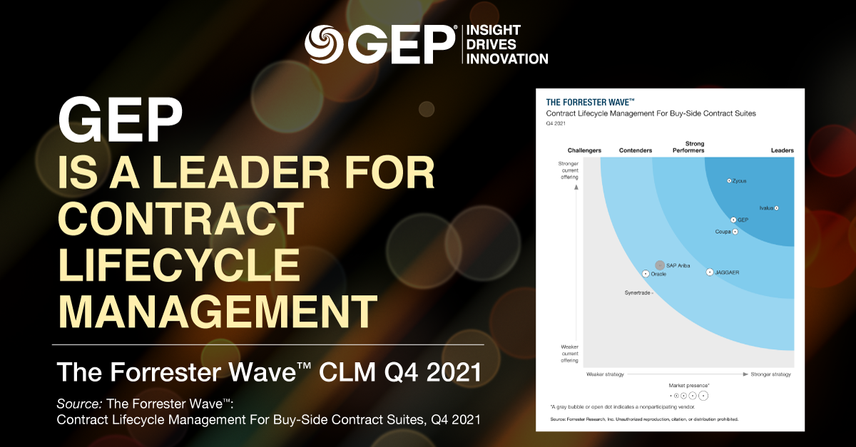 GEP Named a Leader for Procurement Contract Lifecycle Management ...