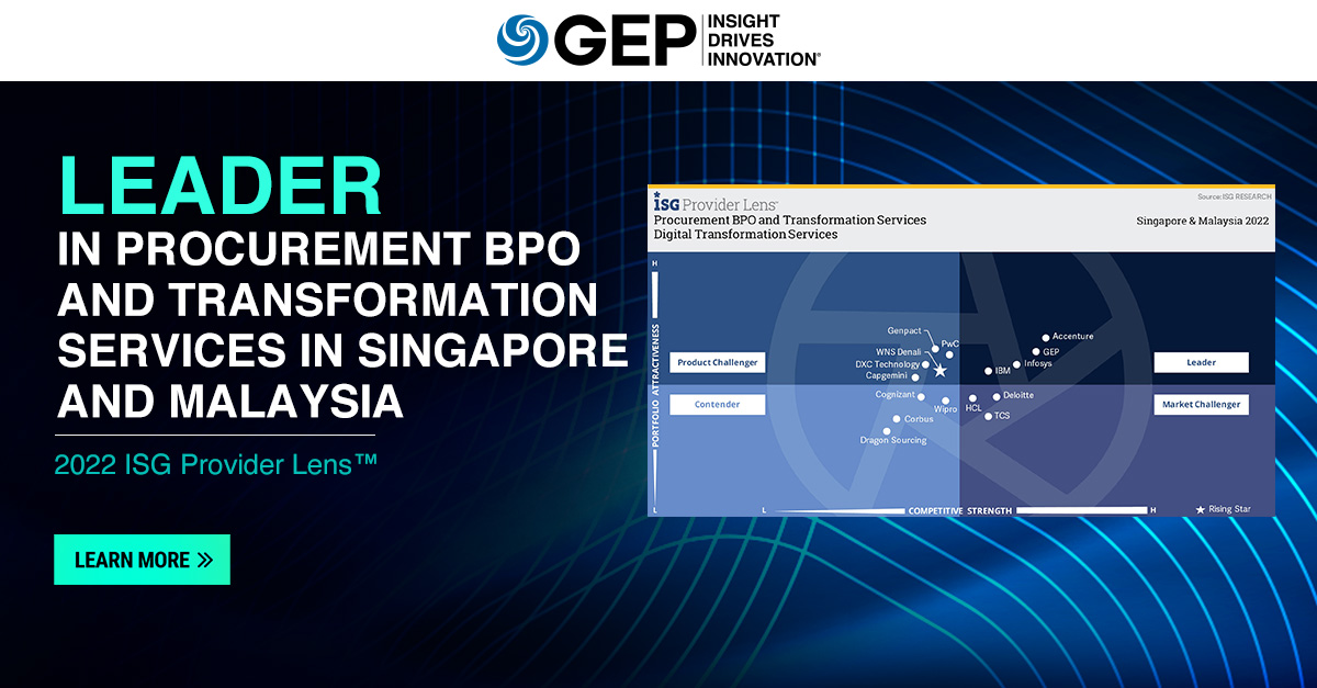 GEP Named Leader in Procurement BPO and Transformation Services in ...