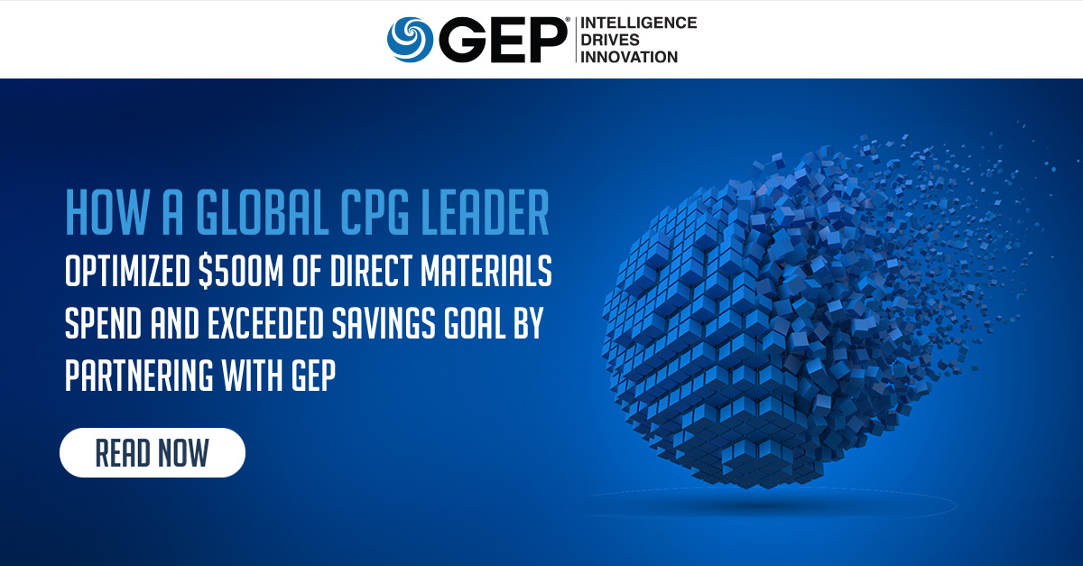 How a Global CPG Leader Optimized $500M of Direct Materials Spend and Exceeded Savings Goal by ...