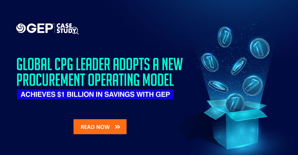 Global CPG Leader Adopts a New Procurement Operating Model, Achieves ...