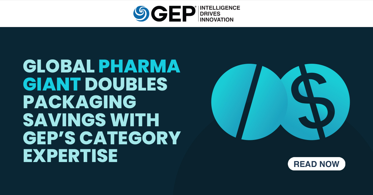 Global Pharma Giant Doubles Packaging Savings With GEP’s Category Expertise | GEP
