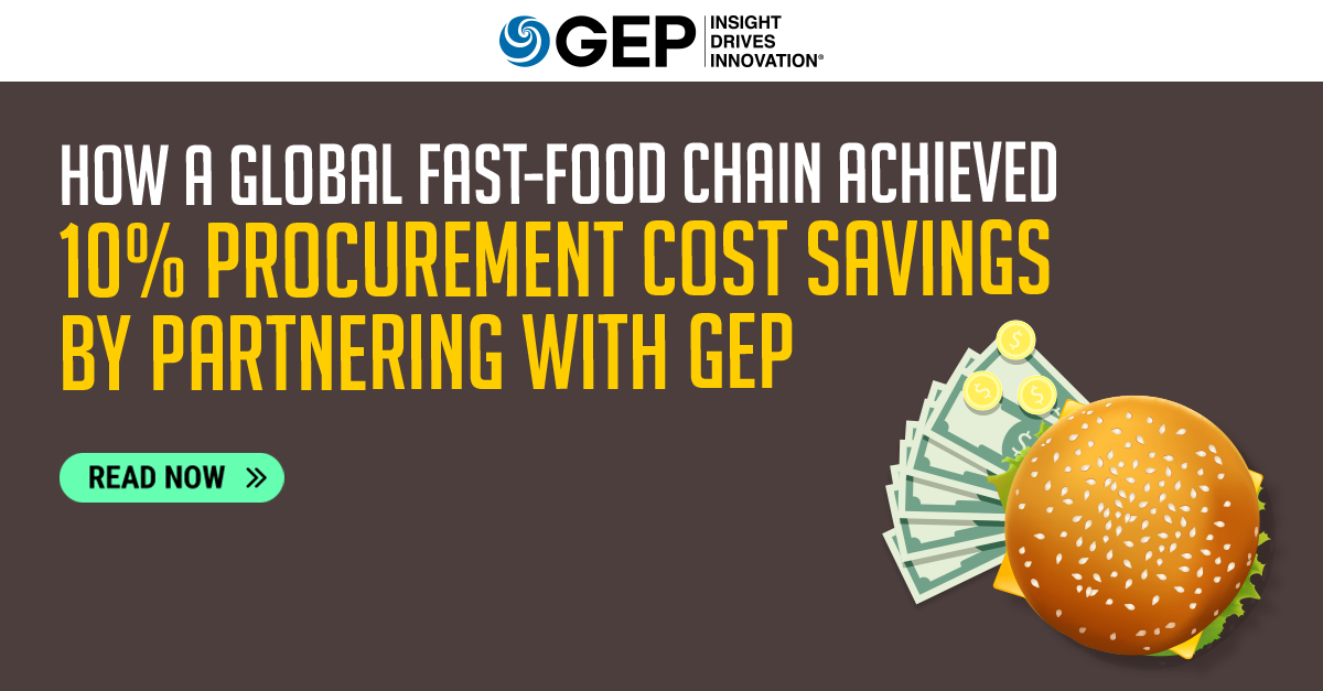 How a Global Fast-Food Chain Achieved 10% Procurement Cost Savings by ...