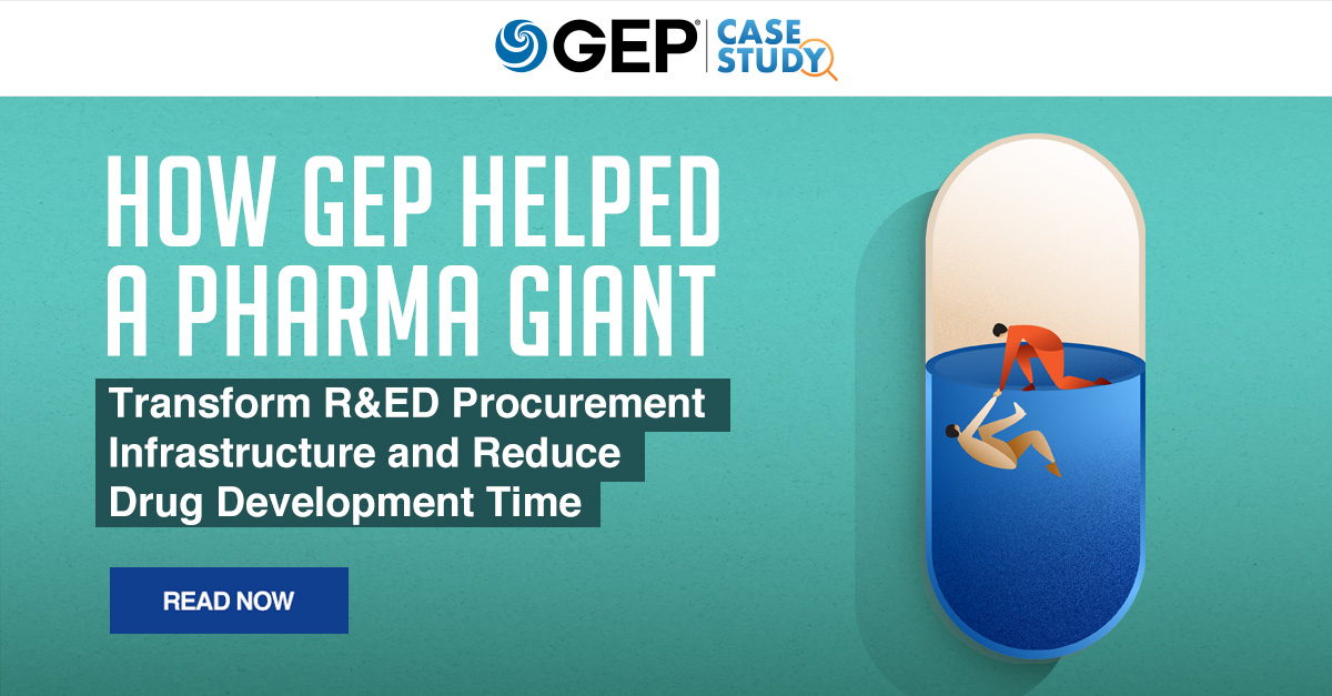 How GEP Helped A Pharma Giant Transform R & ED Procurement ...