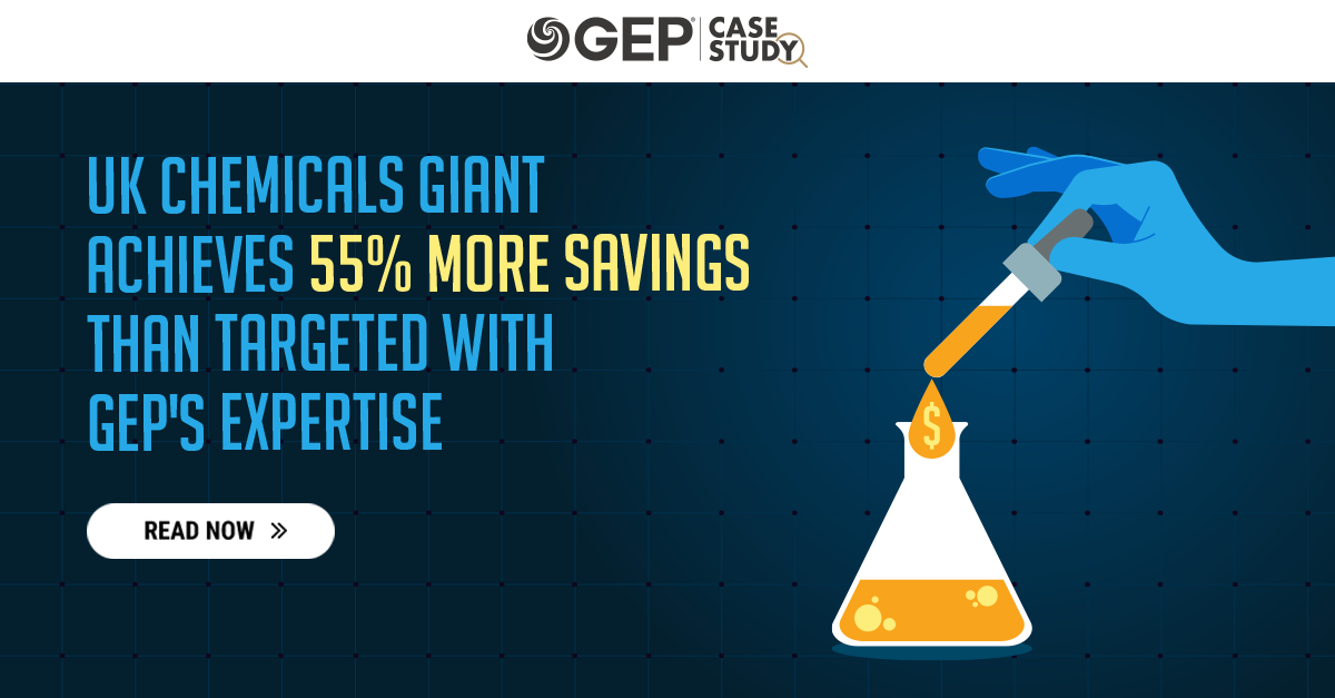 UK Chemicals Giant Achieves 55% More Savings Than Targeted With GEP's ...