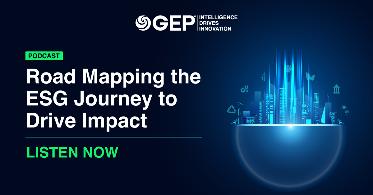 Road Mapping the ESG Journey To Drive Impact | GEP