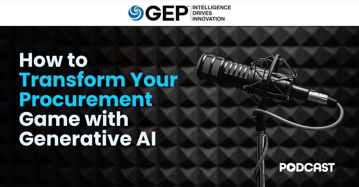How to Transform Your Procurement Game with Gen AI | GEP