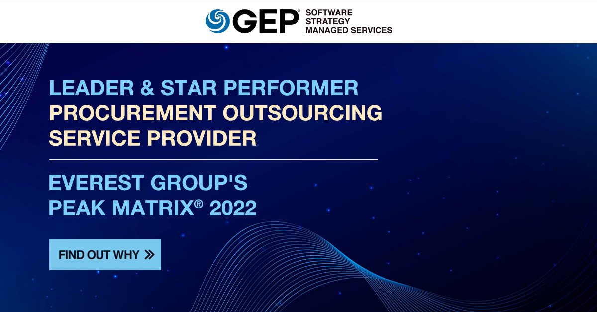 GEP Is a Leader and a Star Performer Among Procurement Outsourcing Providers | GEP