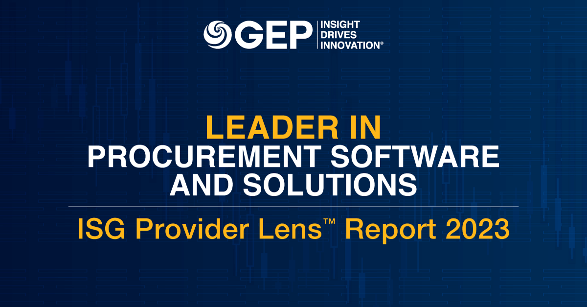 GEP Is a Leader in Procurement Software Platforms and Solutions | GEP