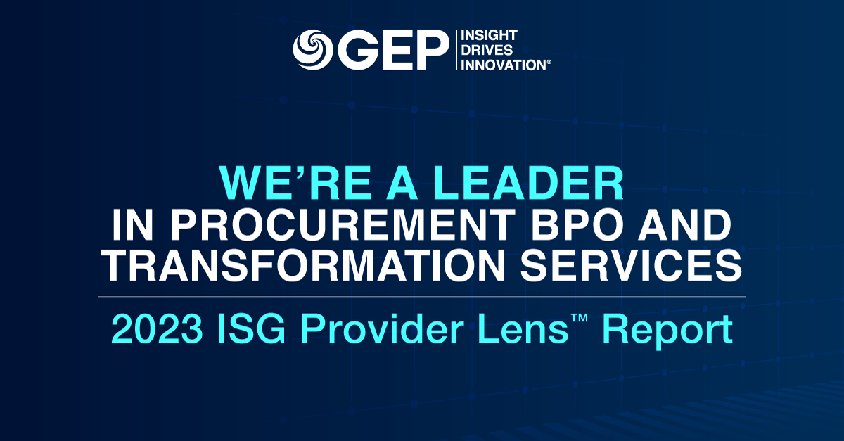 GEP Named a Leader in Procurement BPO and Transformation Services for ...