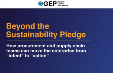 Beyond the Sustainability Pledge | GEP