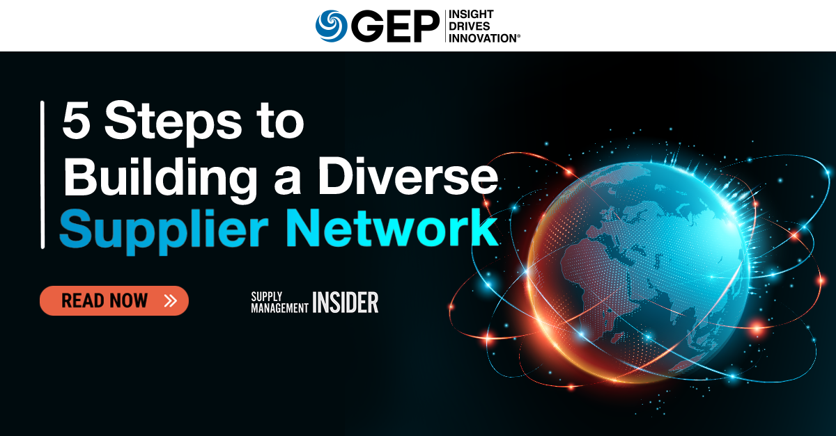 5 Steps to Building a Diverse Supplier Network | GEP
