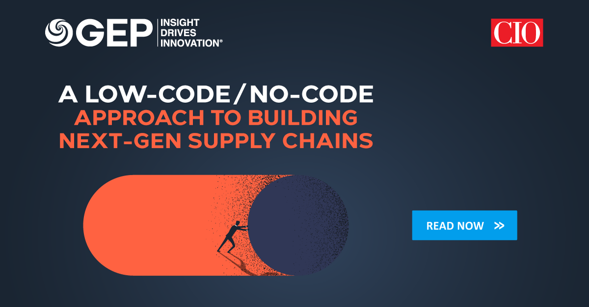 A Low-Code/No-Code Approach for Next-Gen Supply Chains | GEP
