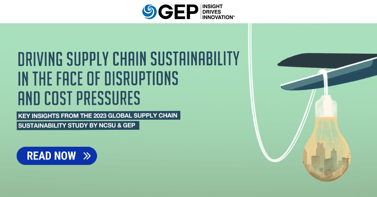 Driving Supply Chain Sustainability in the Face of Disruptions and Cost Pressures | GEP