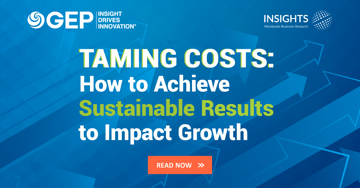 Taming Costs: How to Achieve Rapid and Sustainable Results | GEP White ...