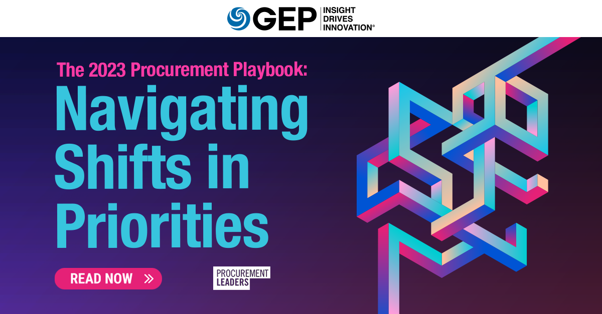 2023 Procurement Playbook: Navigating Shifts in Priorities | GEP