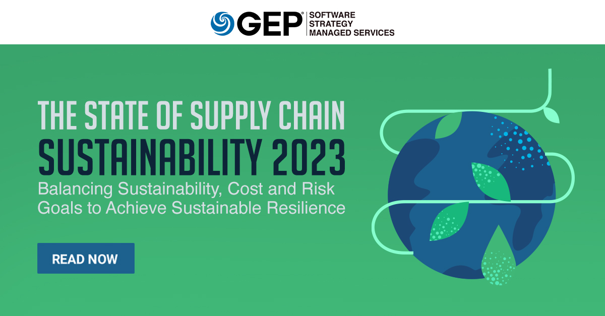 The State of Supply Chain Sustainability 2023 | GEP The State of Supply Chain Sustainability 2023 | GEP